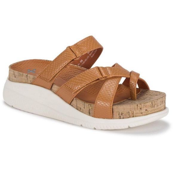 BareTraps | Shoes | Baretraps Womens Selby Orange Strappy Thong Flat ...